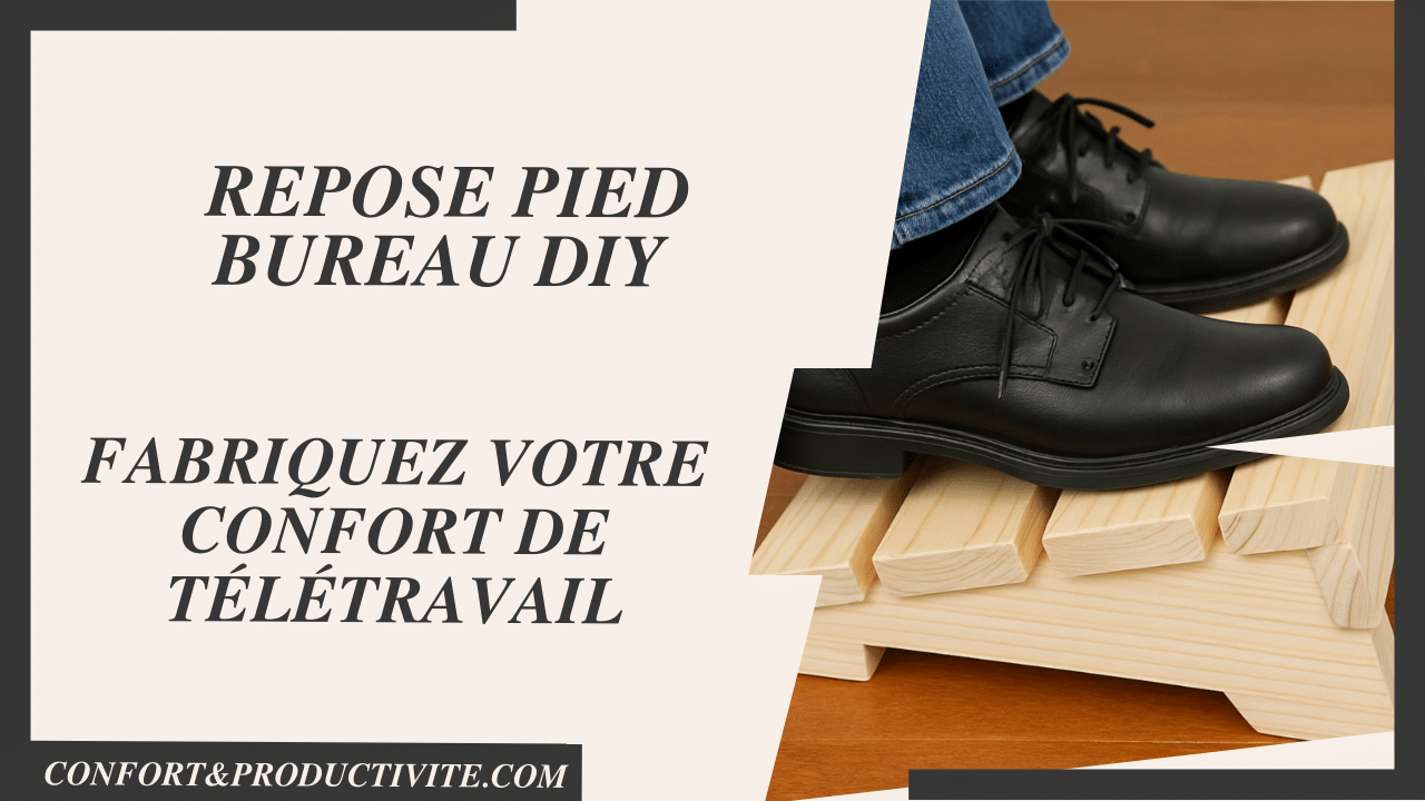 Repose pied bureau DIY : Fabriquez votre confort [2025]